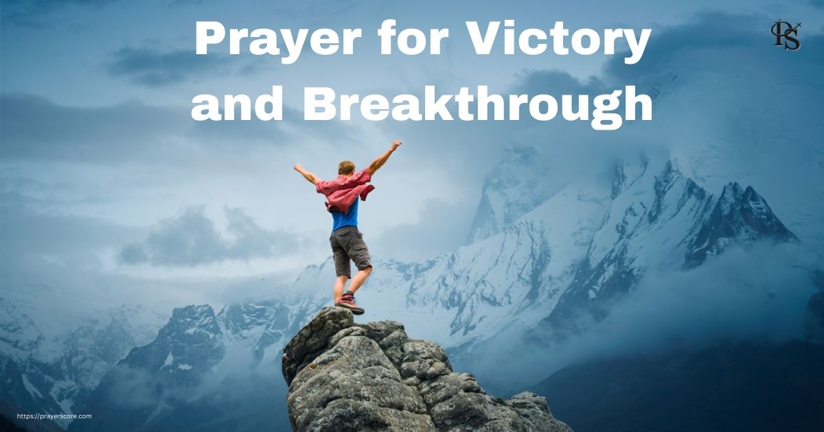 Prayer for Victory and Breakthrough: Inspired by 1 Chronicles 14:11 (NKJV)